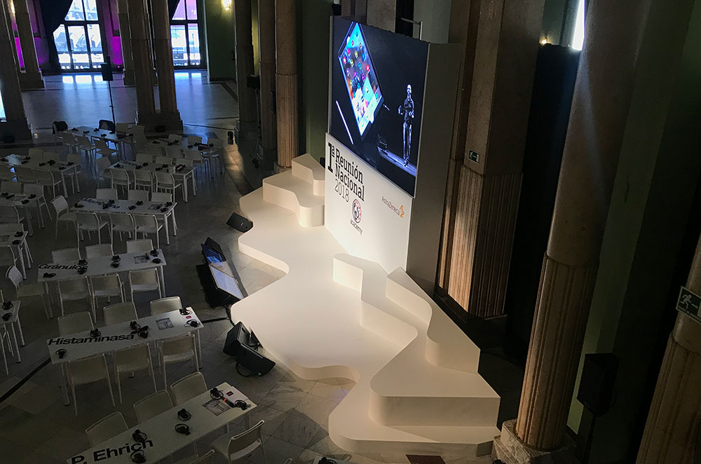 Alquiler de tarima circular - Saez Decom